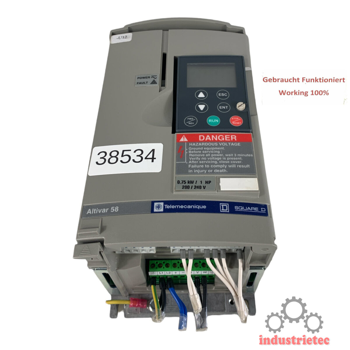 Telemecanique Altivar 58 ATV58PU18M2 Frequenzumrichter 0,75 KW