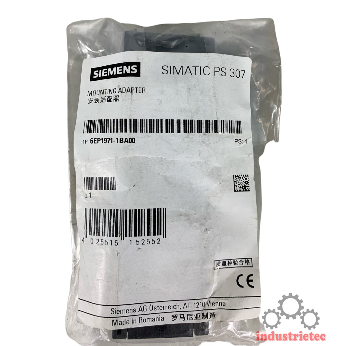 Siemens SIMATIC PS307 6EP1971-1BA00 DIN-Schienen Montage, 15,00