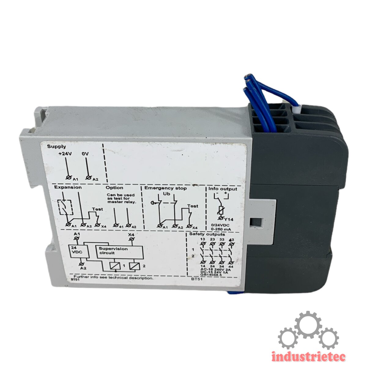 ABB 2TLA010033R2000 Sicherheitsrelais Relais BT51 24VDC, 70,00