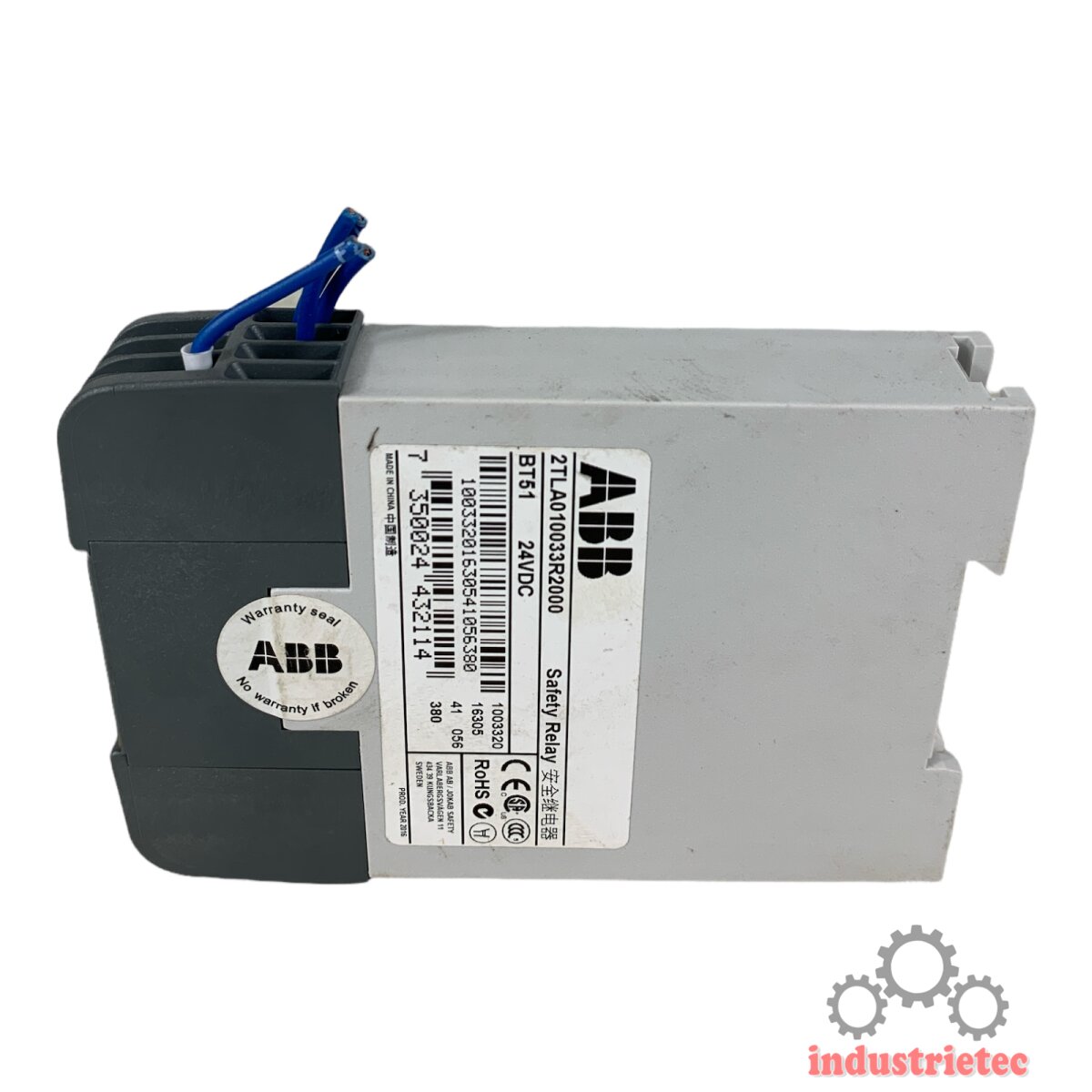 ABB 2TLA010033R2000 Sicherheitsrelais Relais BT51 24VDC, 70,00