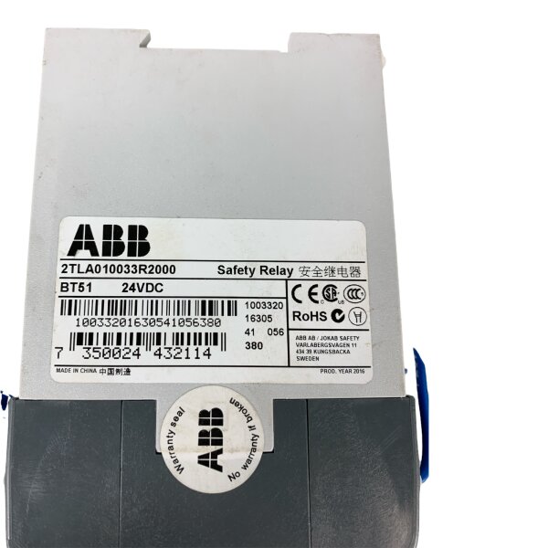 ABB 2TLA010033R2000 Sicherheitsrelais Relais BT51 24VDC, 70,00