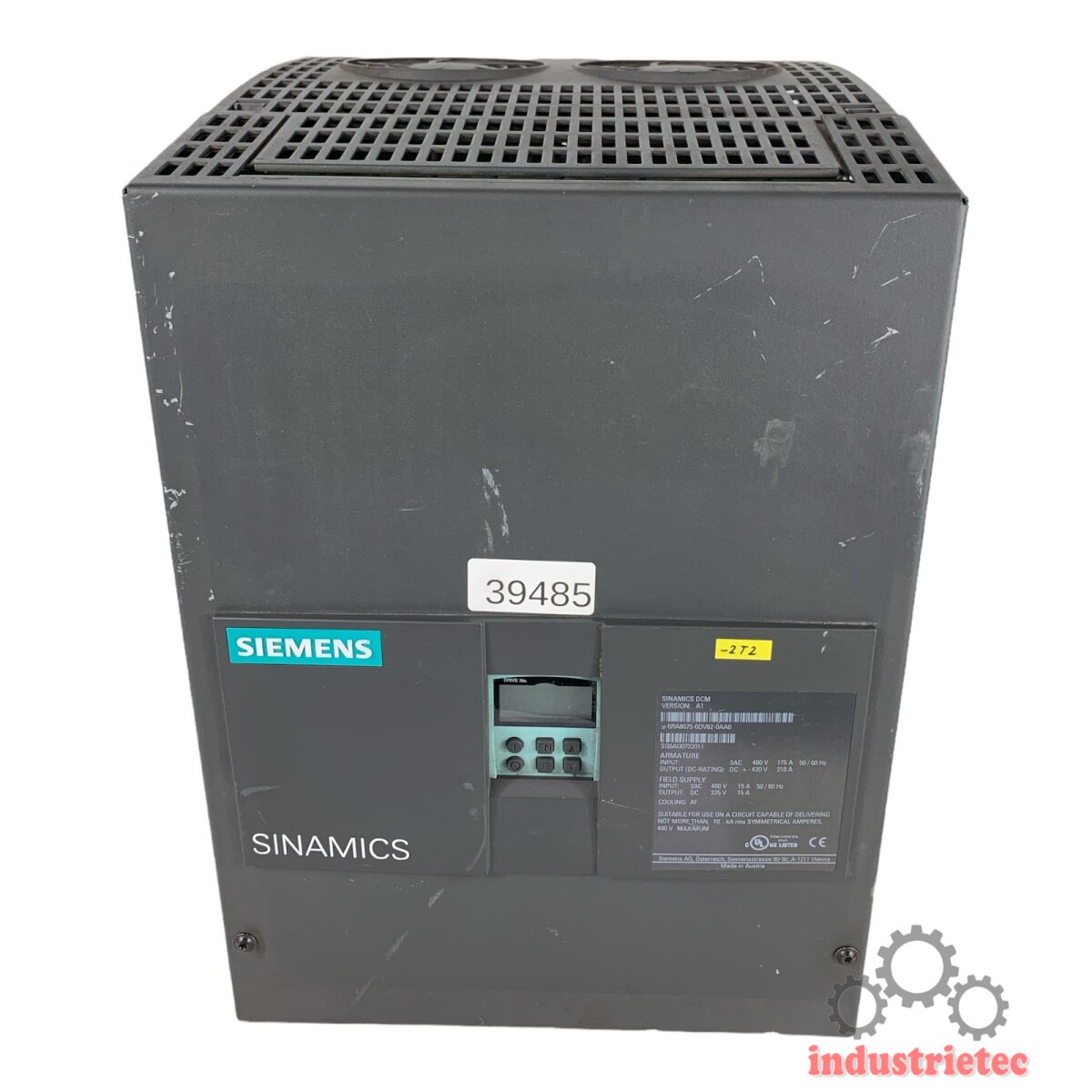 Siemens SINAMICS 6RA8075-6DV62-0AA0 Servoumrichter Servo Controller, 3.800,00