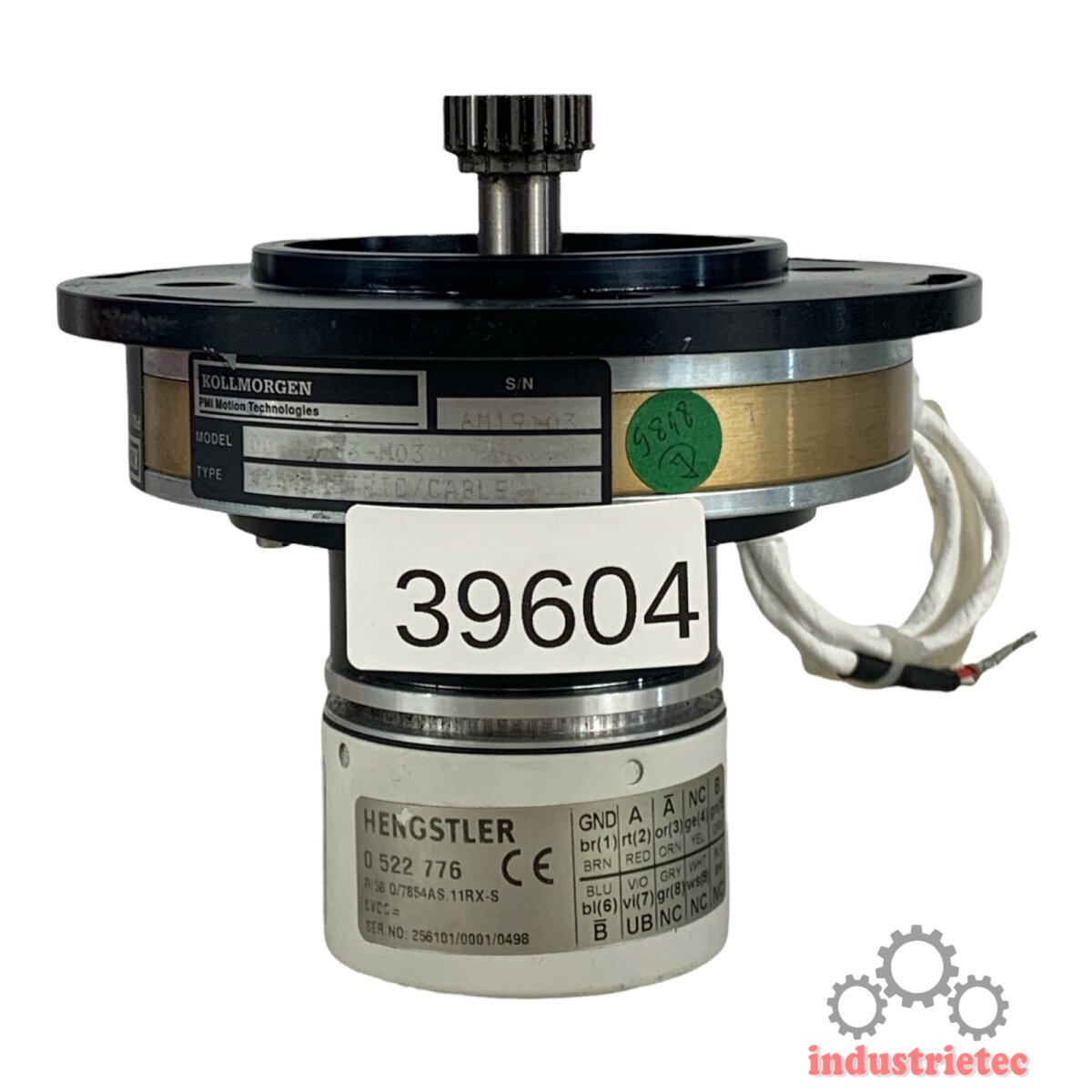 KOLLMORGEN 00-N0953-M03 N9M4.METRIC/CABLE DC MOTOR - Industrie Ersatz