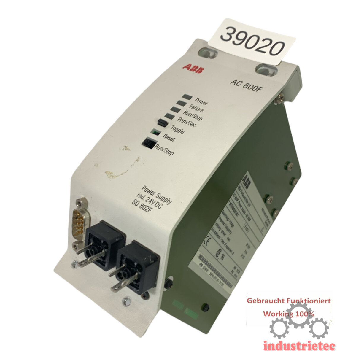 ABB AC 800F Power supply - SD 802F Fieldcontroller 800, 720,00