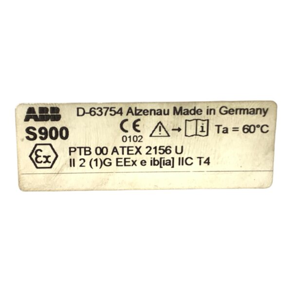 ABB S900 PTB 00 ATEX 2156 U Module Karten - Industrie Ersatzteile & A