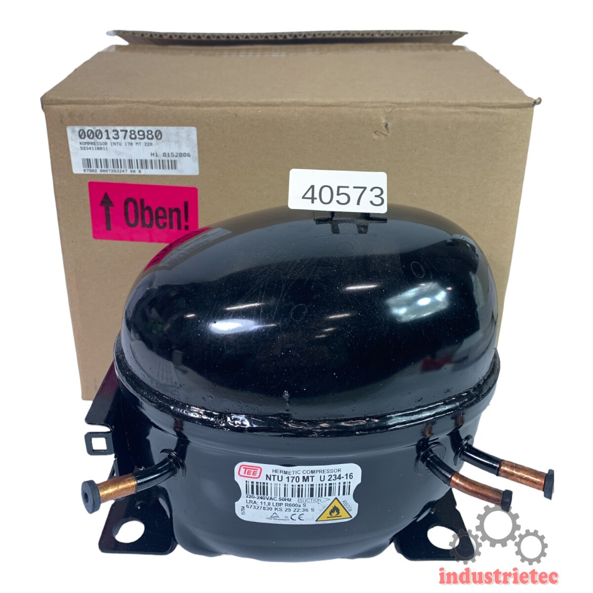 TEE NTU 170 MT U 234-16 Kompressor Kühlkompressor Verdichter 220V-240