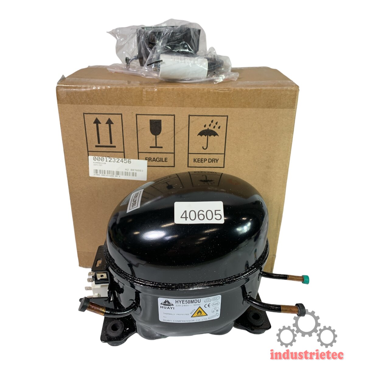 HUAYI HYE50MDU Kompressor Kühlkompressor Verdichter 220-240V 50Hz, 150,00