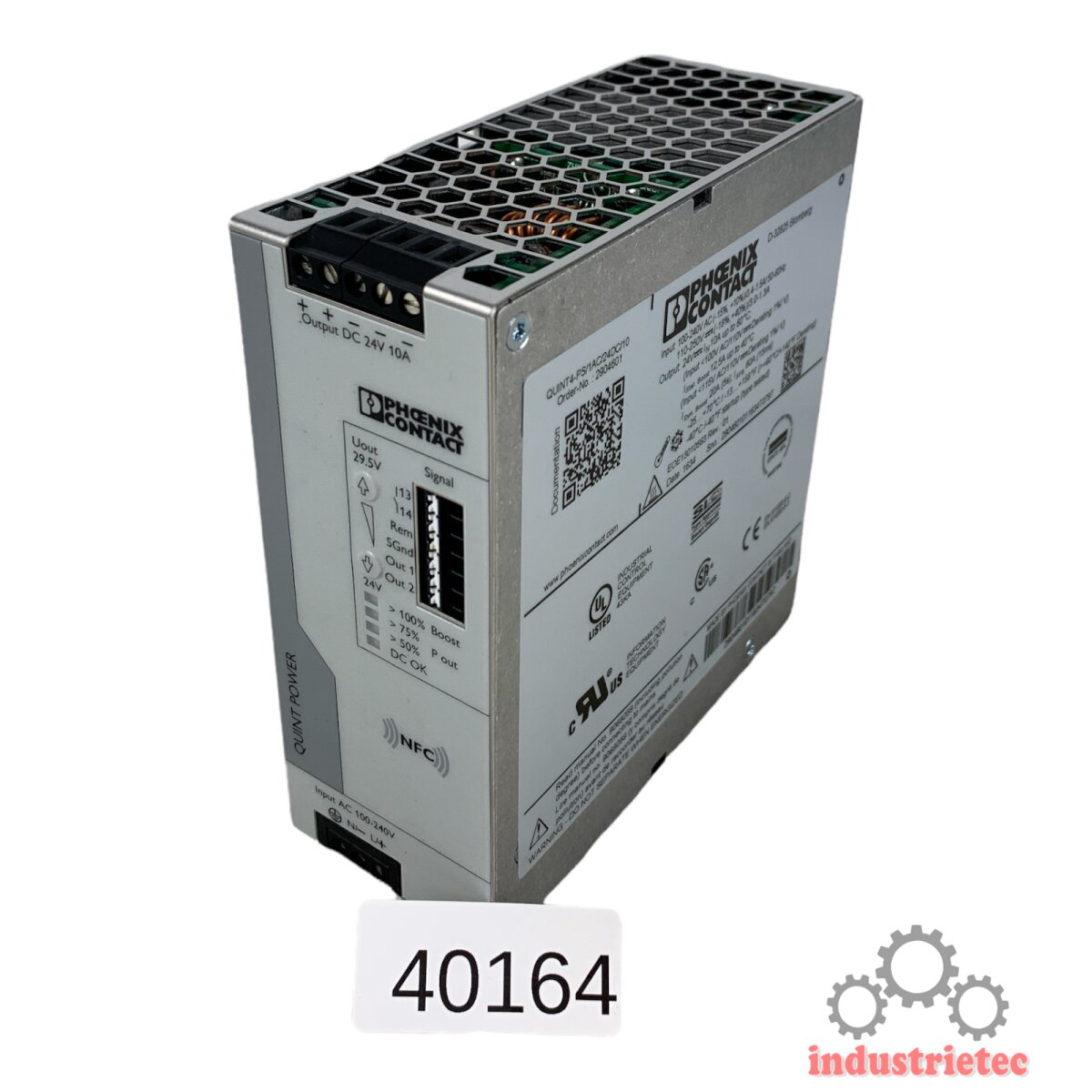 Phoenix Contact QUINT4-PS/1AC/24DC/10 294601 Stromversorgung Netzteil ...