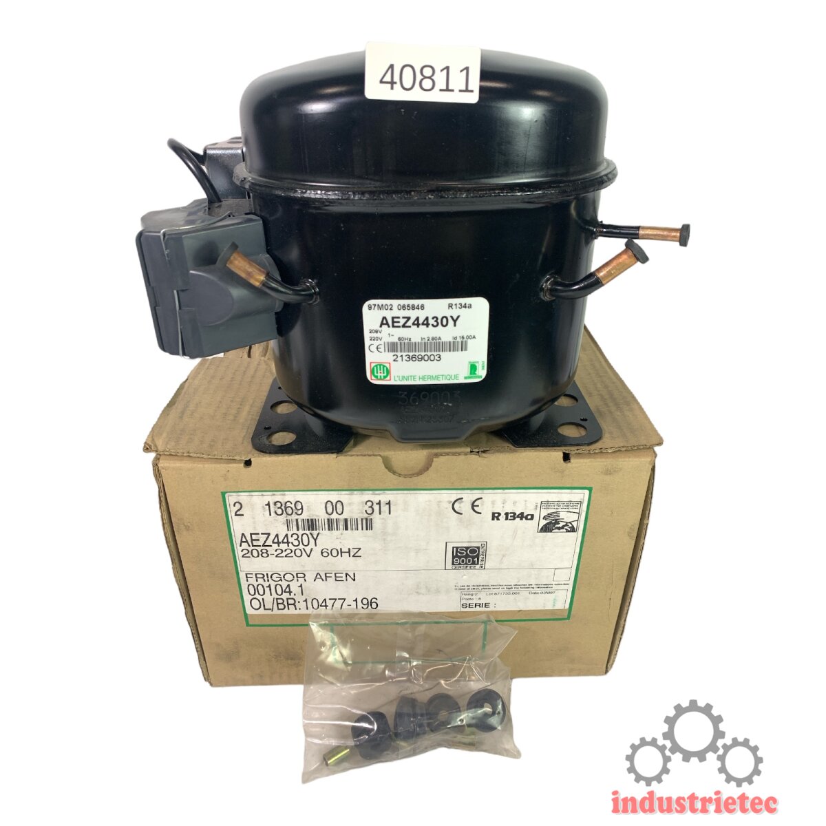 L'UNITE HERMETIQUE AEZ4430Y 065846 Kompressor Verdichter Kühlkompress