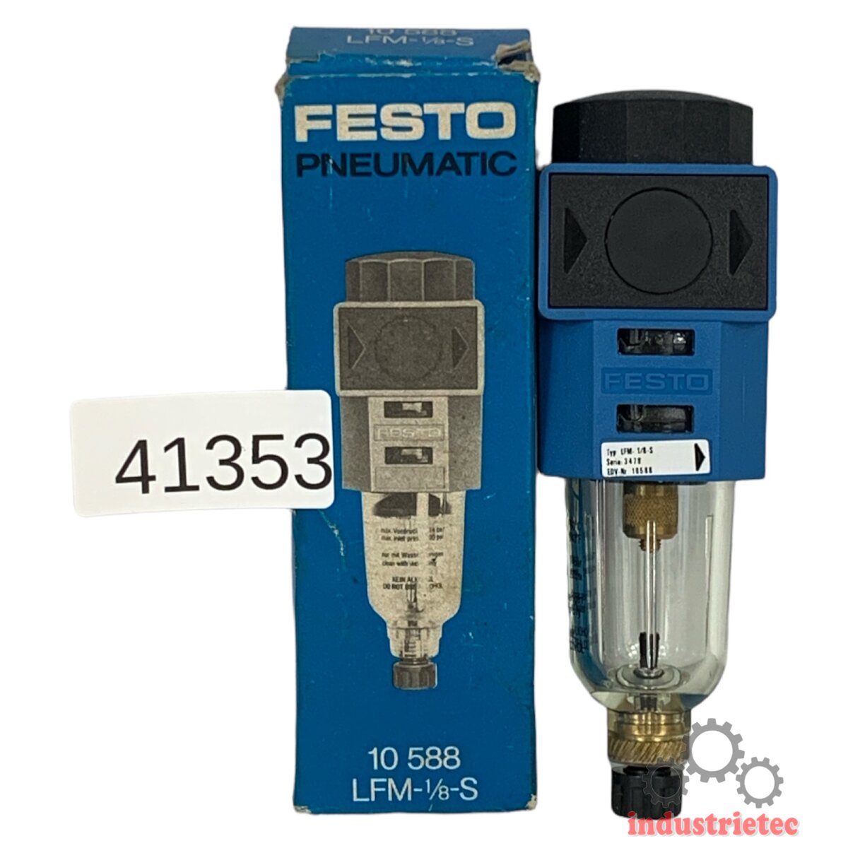 FESTO LFM-1/8-S pneumatic Filter, 89,00