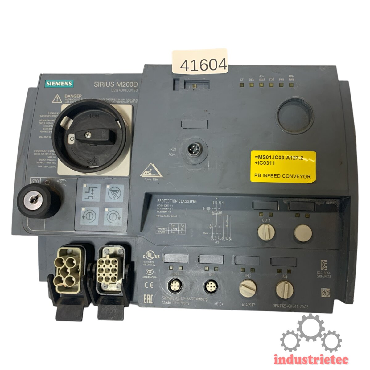 Siemens SIRIUS M200D 3RK1325-6KS41-2AA3 Motorstarter - Industrie Ersa