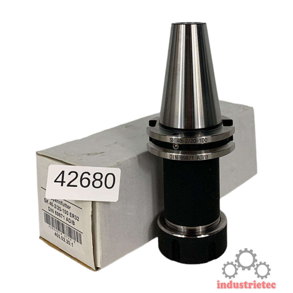 Fortis SK40-2/20-100 Flächenspannfutter Fräseraufnahme, 70,00