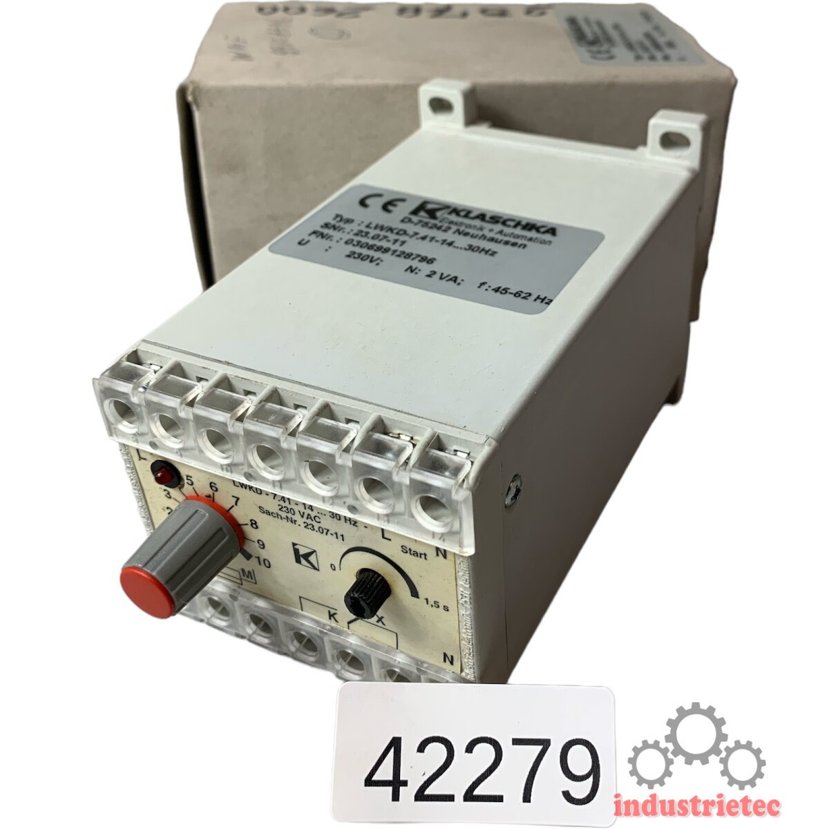 KLASCHKA LWKD-7.41-14...30Hz Connector, 300,00