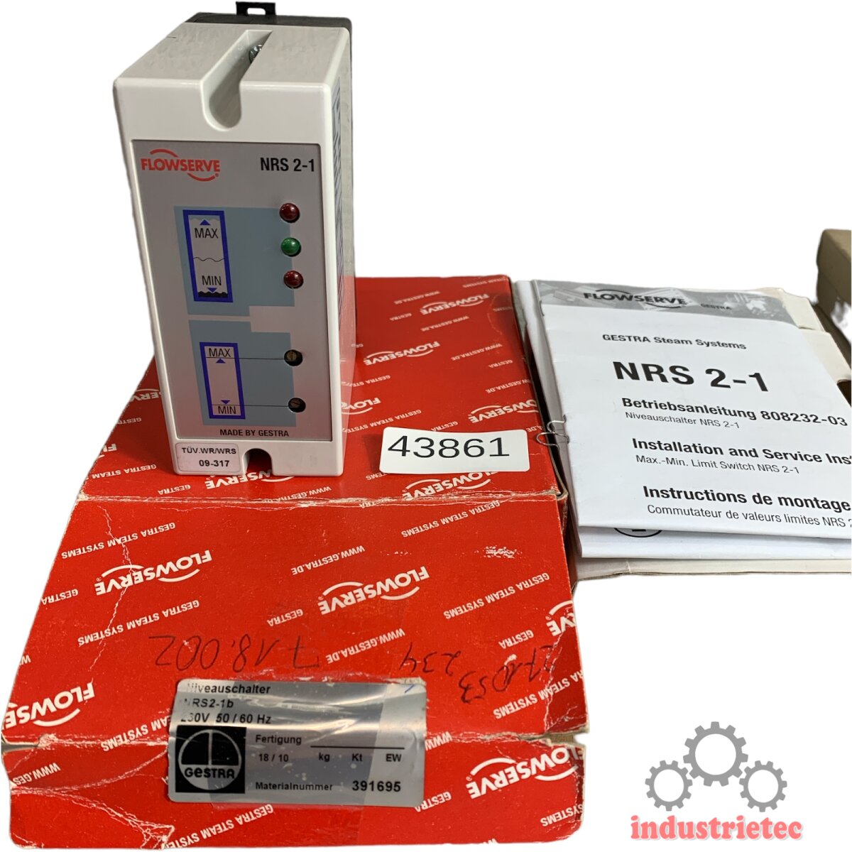 FLOWSERVE NRS 2-1 Niveauschalter Füllstandmessung, 750,00