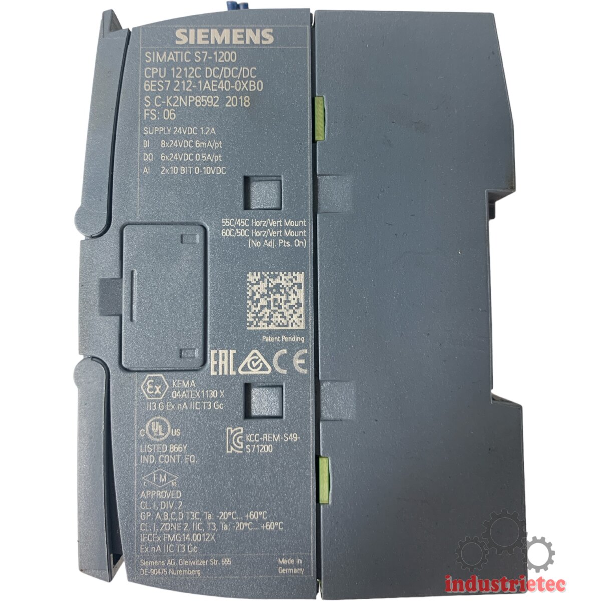 Siemens SIMATIC S7-200 6ES7212-1AE40-0XB0, 220,00