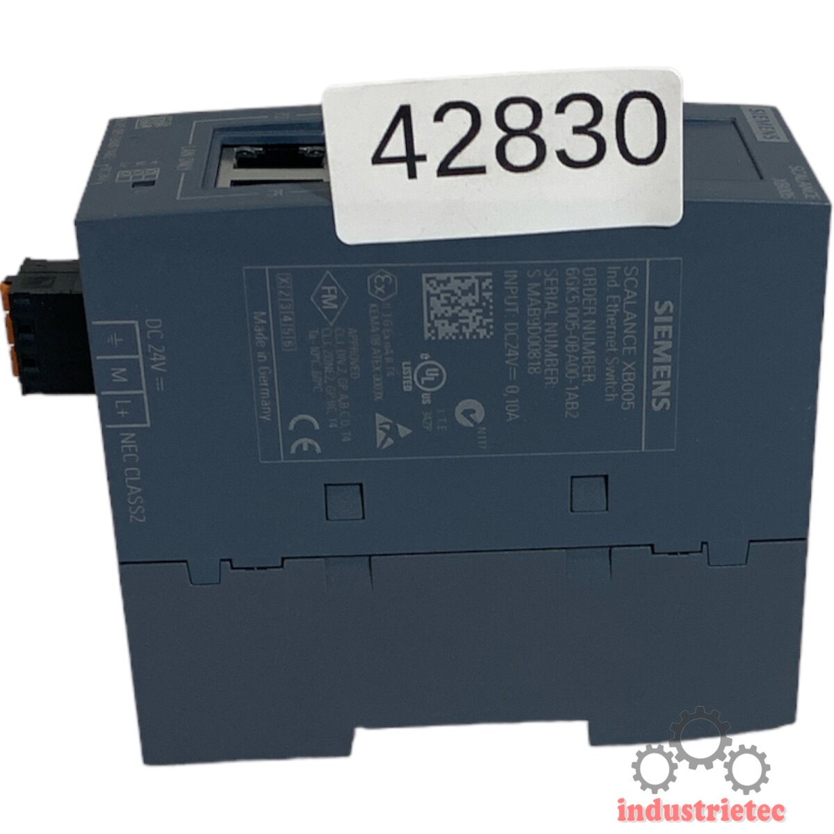 Siemens SCALANCE XB005 Ethernet-Switch, 50,00