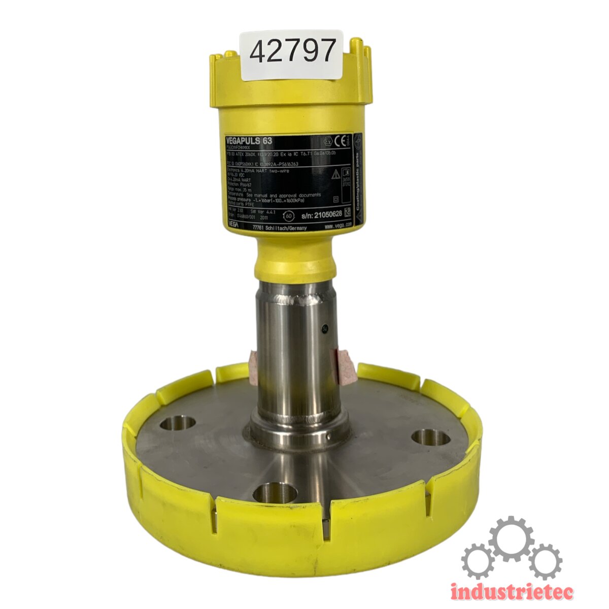 VEGA PTB 03 ATEX 2060X II1G.1/2G-2G Radarsonde Radar-Füllstandsensor, 3 ...