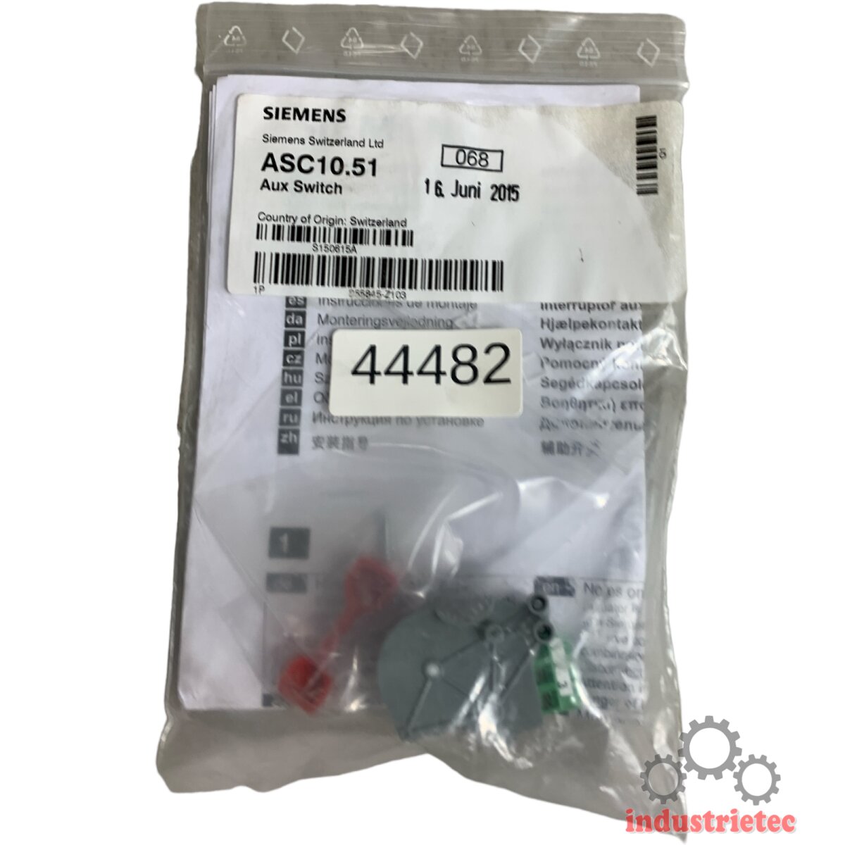 Siemens ASC10.51 Hilfschalter für Stellantriebe