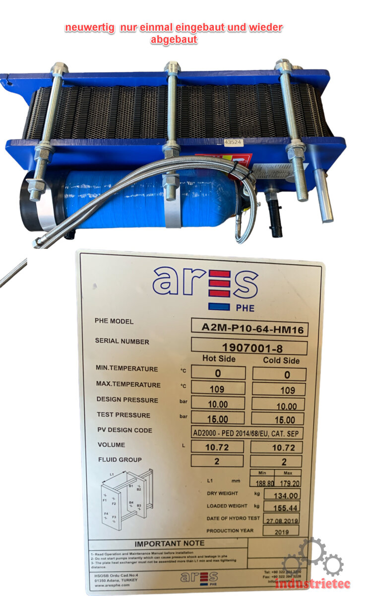 Ares A2M-P10-64-HM16 Wärmetauscher, 1.500,00