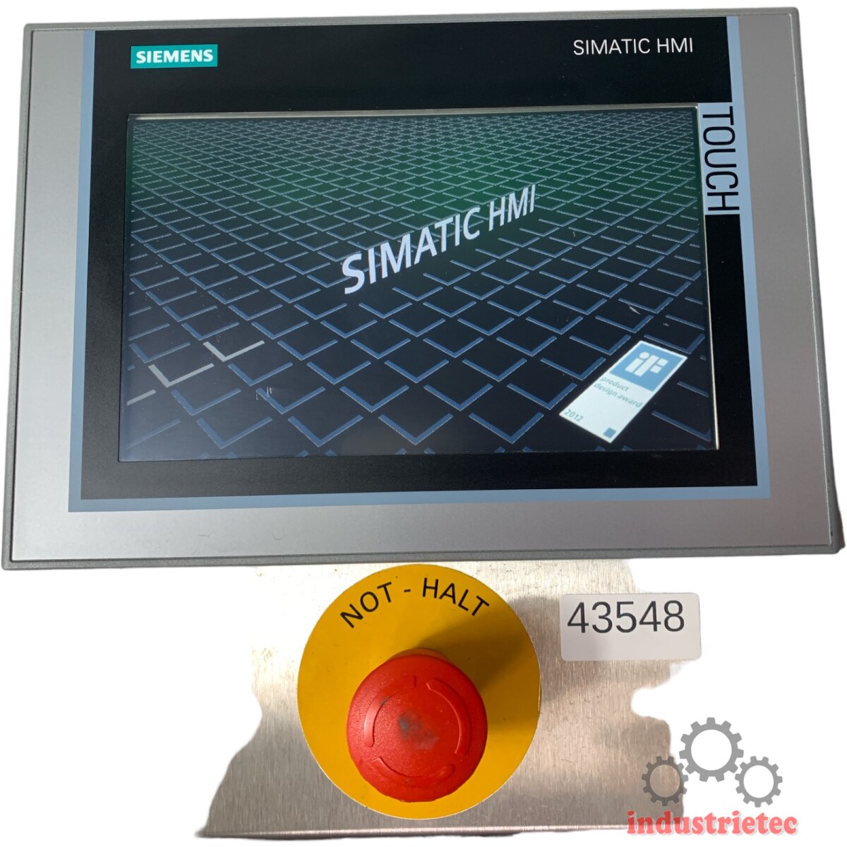 Siemens SIMATIC HMI 6AV2 124-0JC01-0AX0 Touch Panel, 1.250,00
