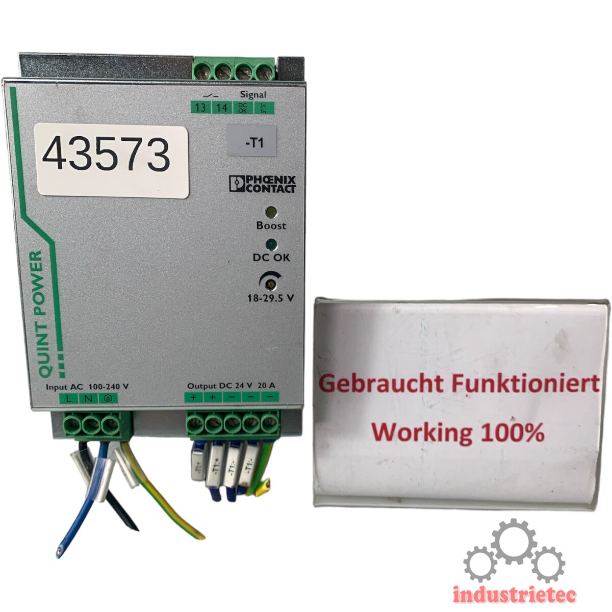 Phoenix Contact QUINT-PS/1AC/24DC/20 2866776 Stromversorgung, 145,00