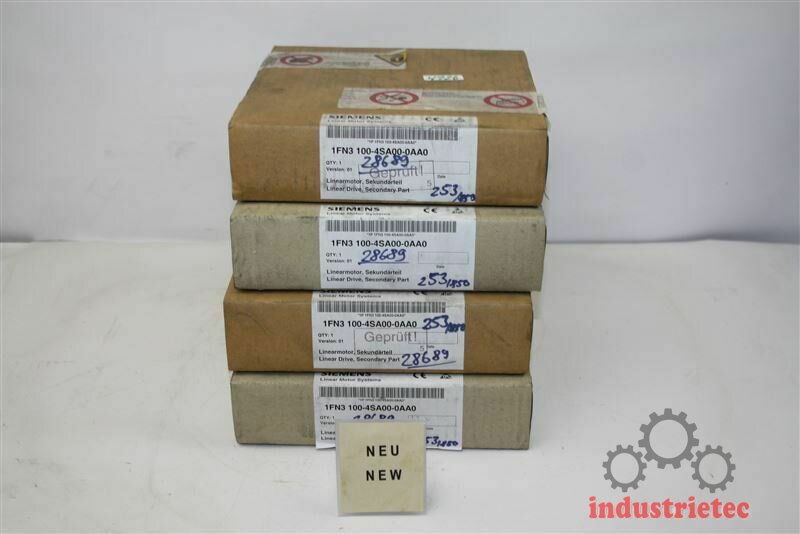 SIEMENS 1FN3 100-4SA00-0AA0 1FN100-4SA00-0AA0 Linearmotor, 220,00