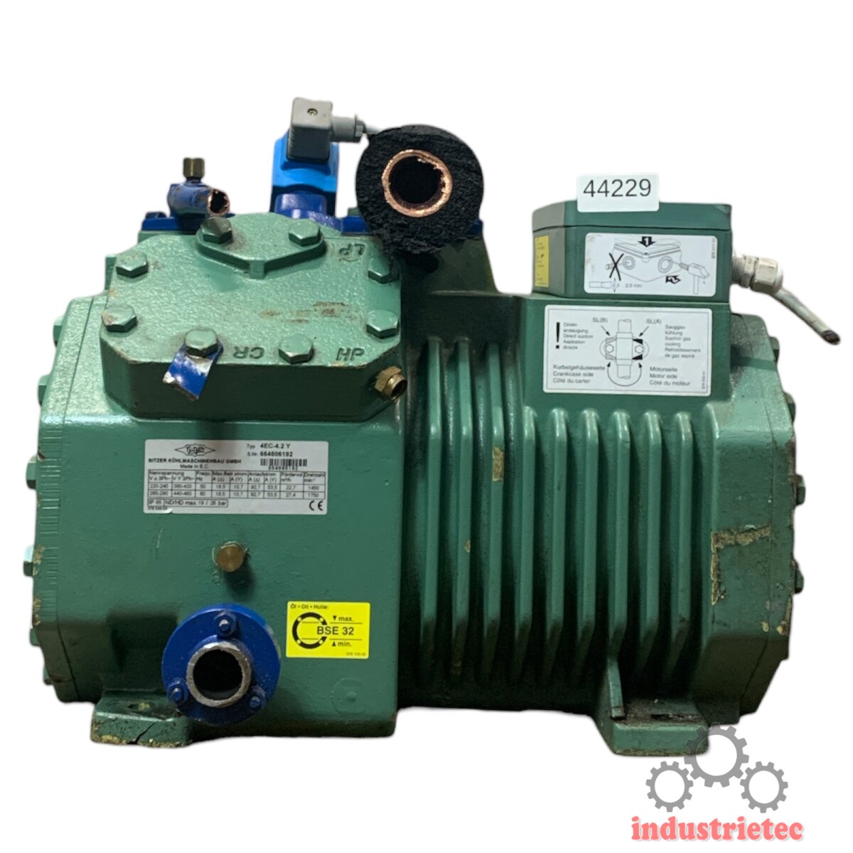 BITZER 4EC-4.2Y Kompressor Verdichter Kühlkompressor