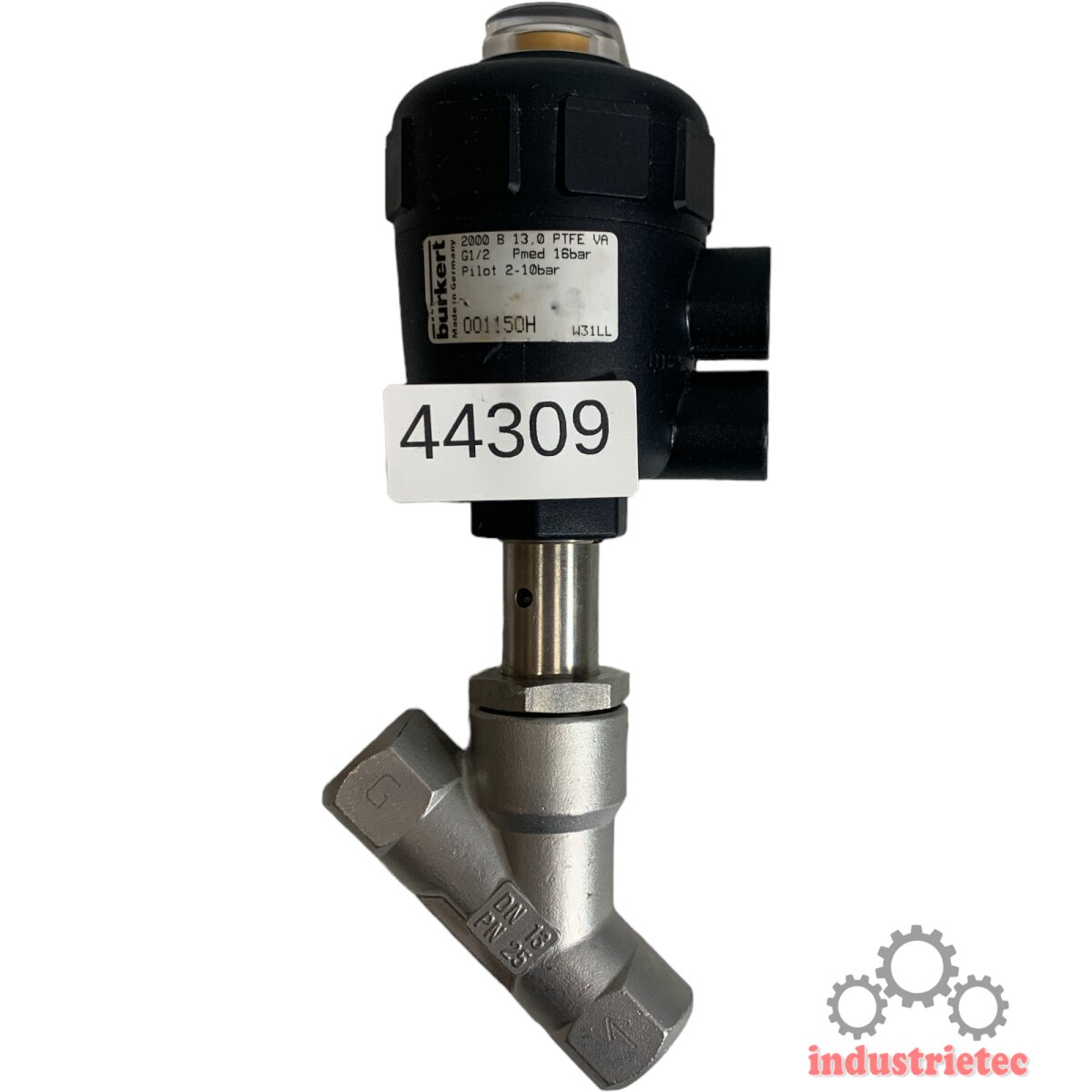 Bürkert 2000 B 13,0 PTFE Wege Schrägsitzventil, 110,00