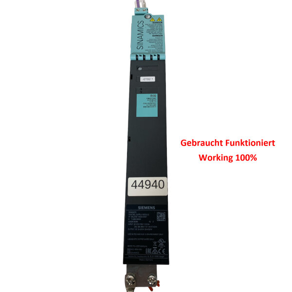 Siemens SINAMICS 6SL3100-1DE22-0AA1 Control Supply Module