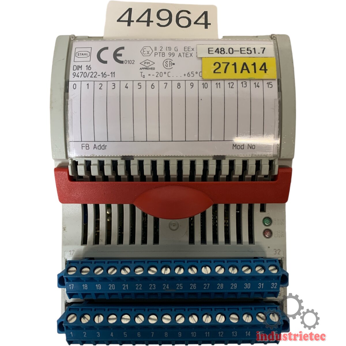 STAHL DIM 16 947022-16-11 Digital Input Module, 140,00