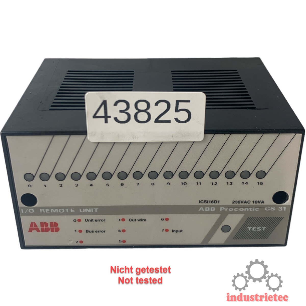 ABB Procontic CS 31 ICSI16D1 230VAC 10VA I/O Remote Unit