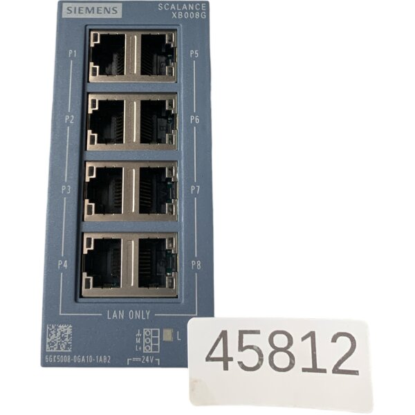Siemens SCALANCE XB008G Industrial Ethernet Switch 6GK5008-0GA10-1AB2