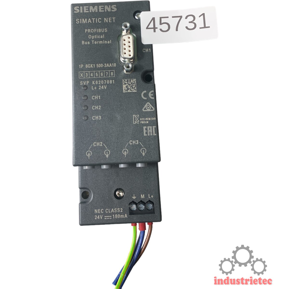 Siemens SIMATIC NET 6GK1500-3AA10 Profibus Bus Terminal - Industrie E