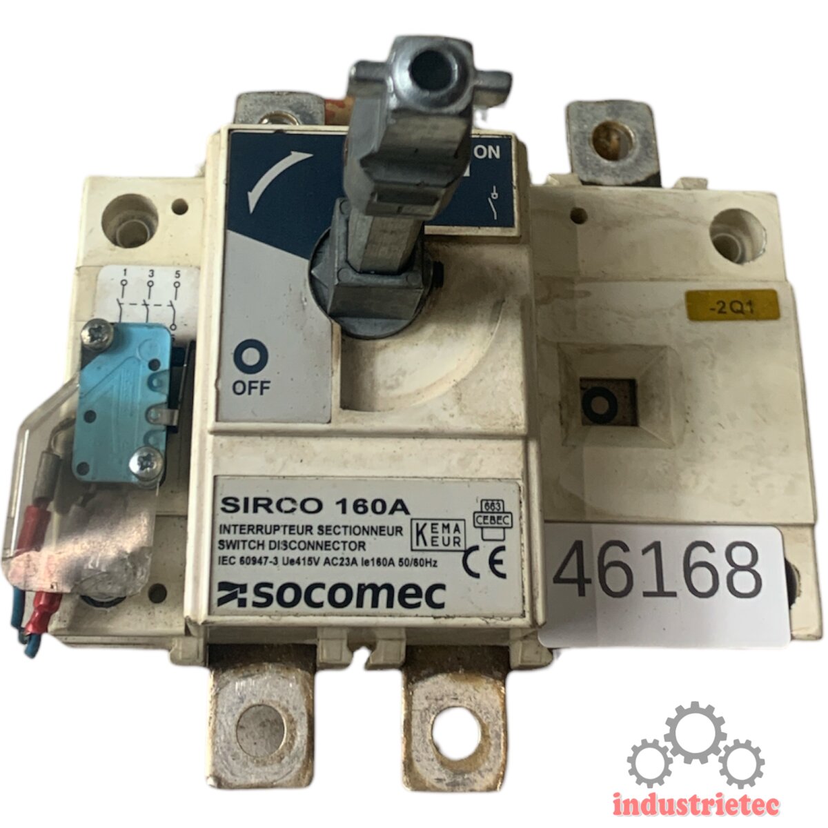 Socomec SIRCO 160A Lasttrennschalter Switch Disconnector, 250,00
