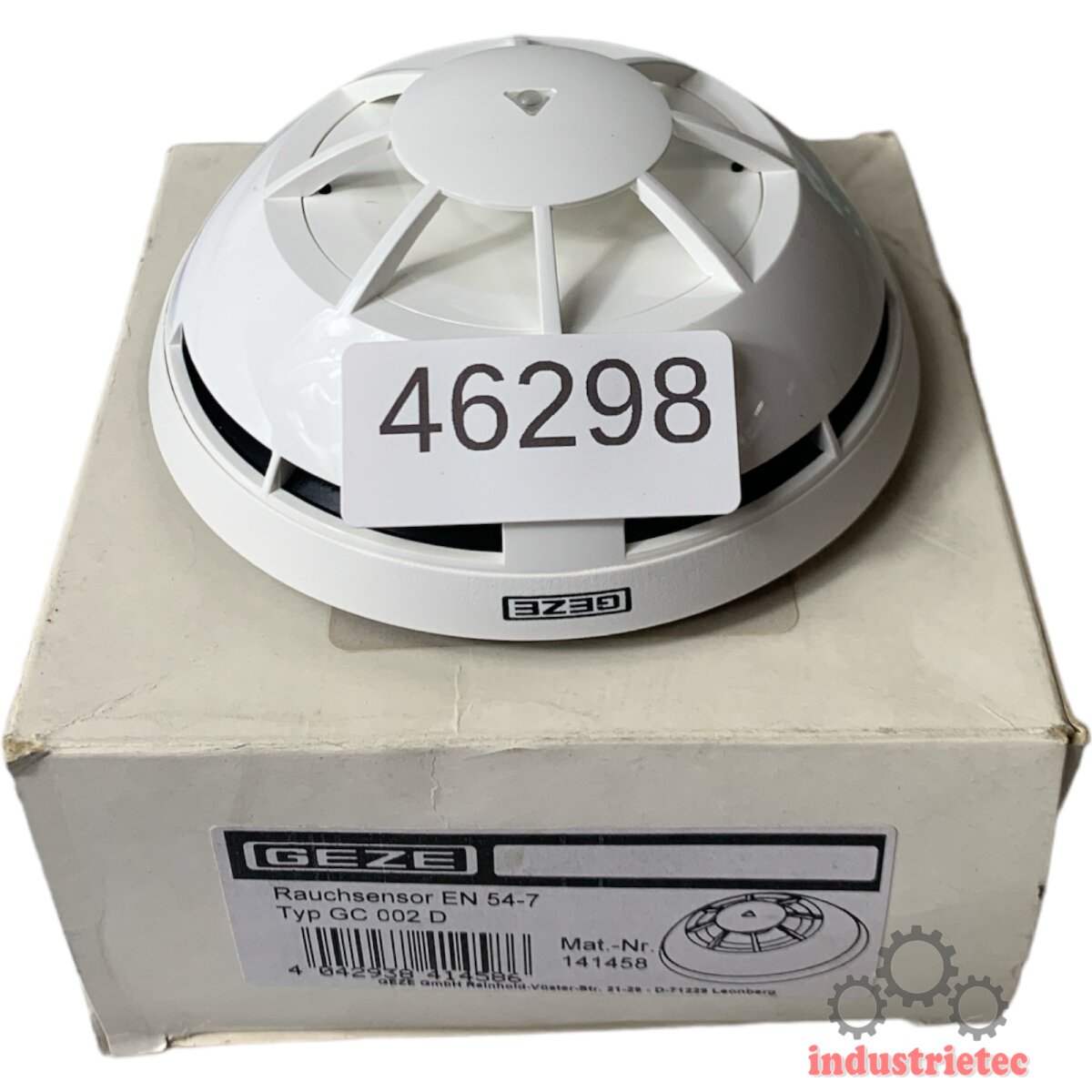 GEZE GC 002 D Rauchmelder Rauchsensor EN 54-7 141458, 140,00