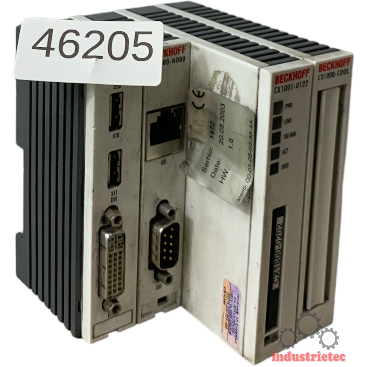 BECKHOFF CX1001-0122 CX1000-COOL CX1000-N001 CX1000-N000 CPU-Modul Em