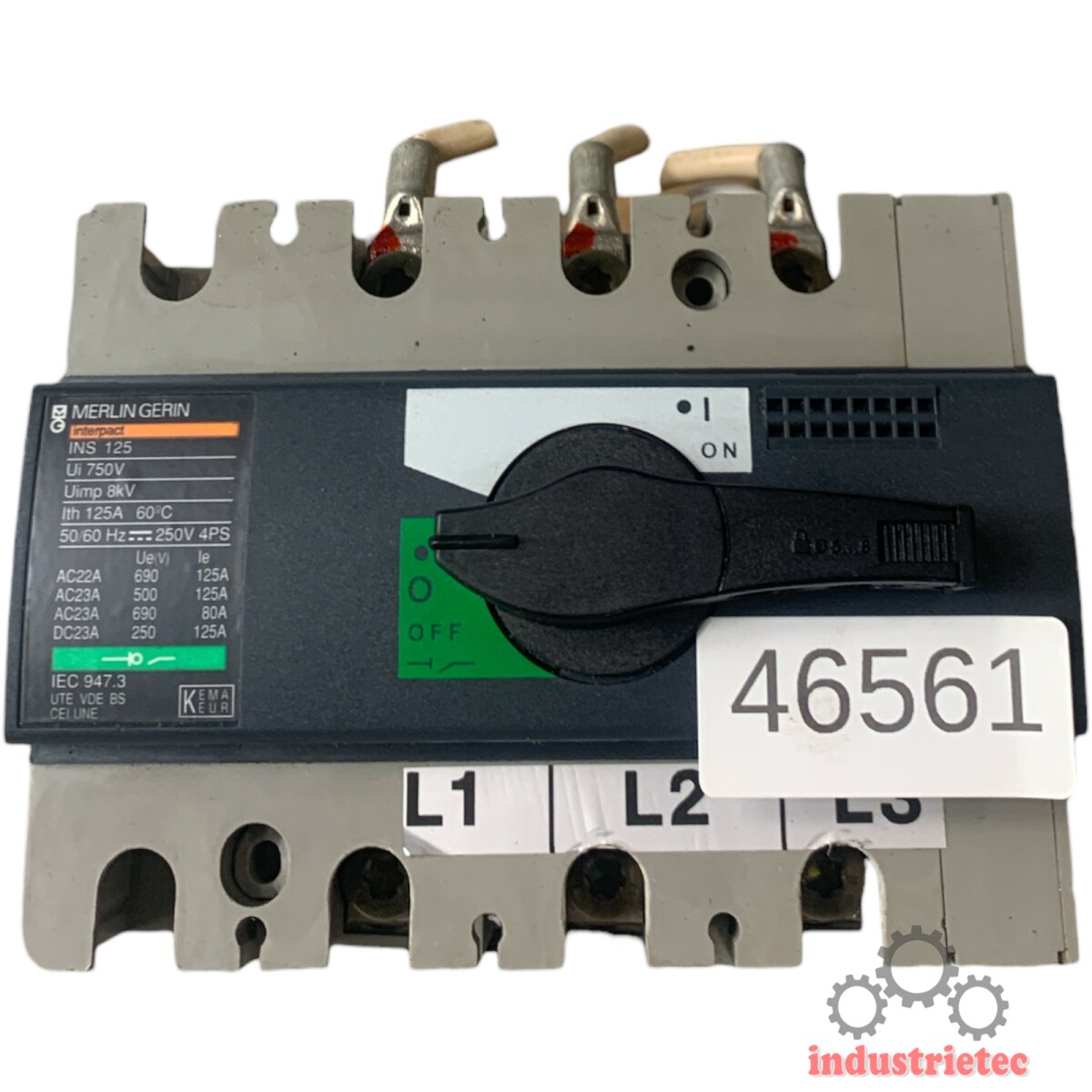 Merlin gerin interpact INS 125 Lasttrennschalter Schalter, 100,00