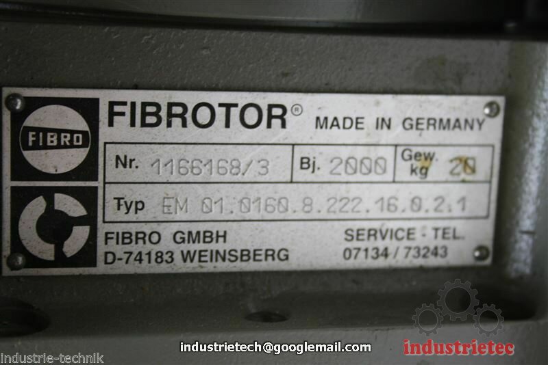 Fibro Rundschalt Takttisch Fibrotor Tisch Takt Drehtisch EM 01.0160.8 ...