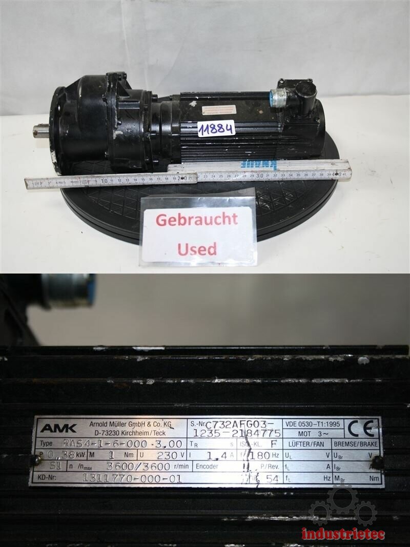 AMK Servomotor RAS4-1-6-000 3.00 servo RAS416000, 999,00