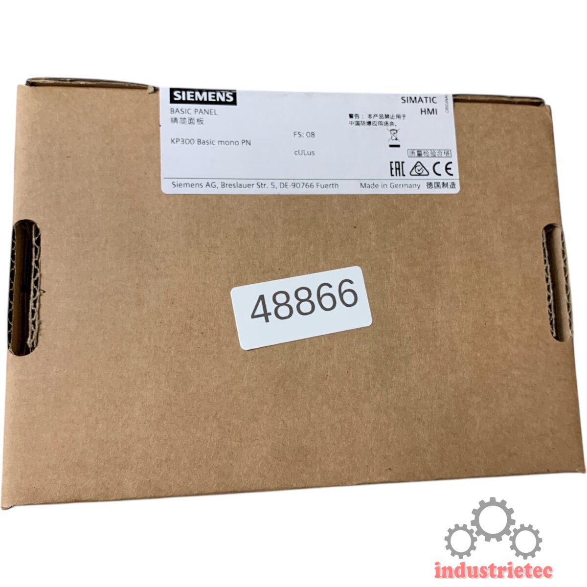 Siemens KP300 Basic mono PN Bedienpanel 6AV6647-0AH11-3AX1, 290,00