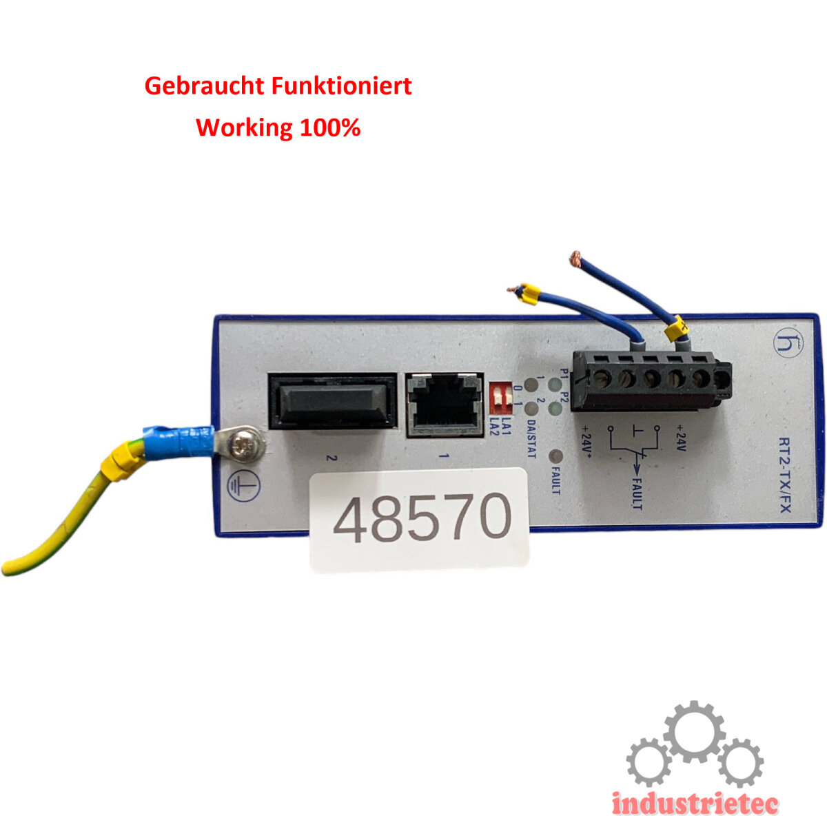 Hirschmann RT2-TX/FX Rail Transceiver, 50,00
