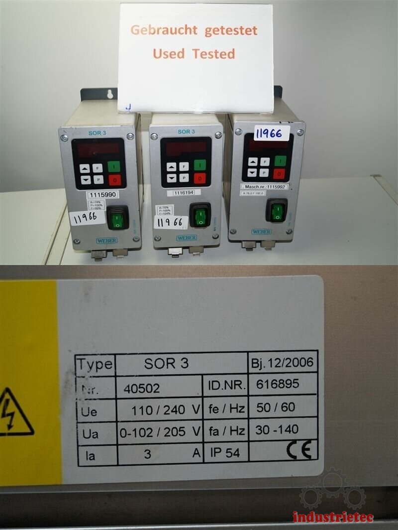 WEBER SOR 3 SOR3 frequency control module, 499,00