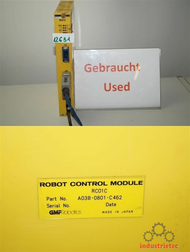 Fanuc RC01C robot control module A03B-0801-C462, 50,00
