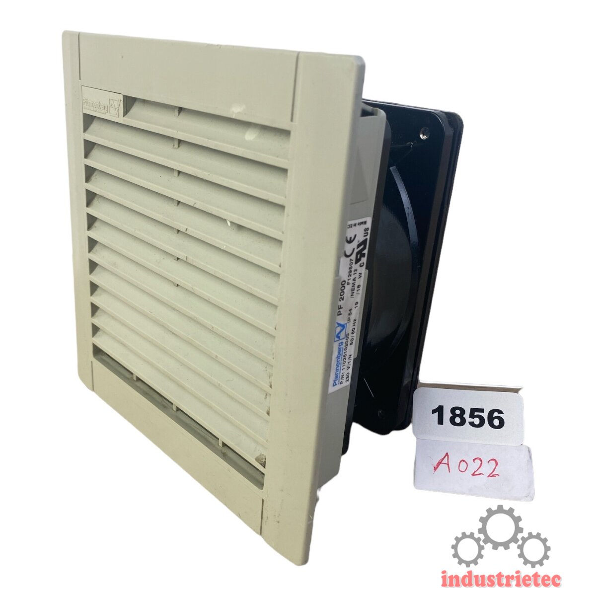 Pfannenberg PF 2000 Filterlüfter P/N: 11025102000 IP54 230V Getestet