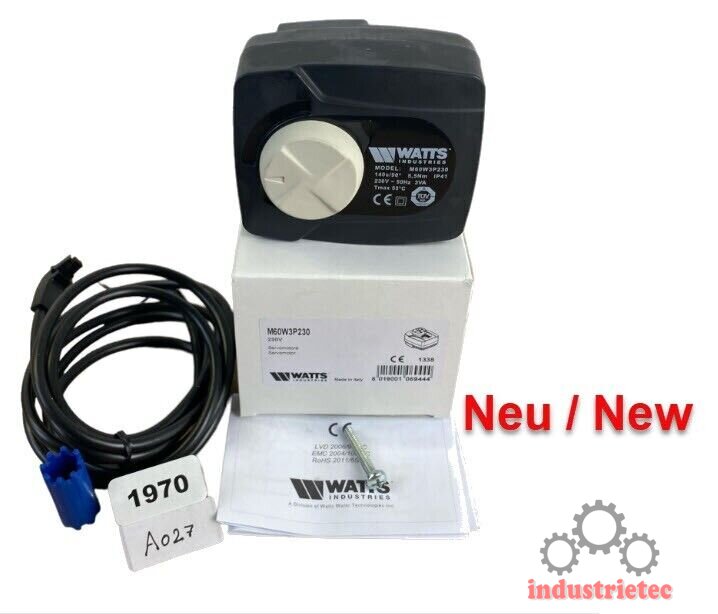 WATTS M60W M60W3P230 Stellmotor Für 3-und 4-Wege Mischer, 100,00
