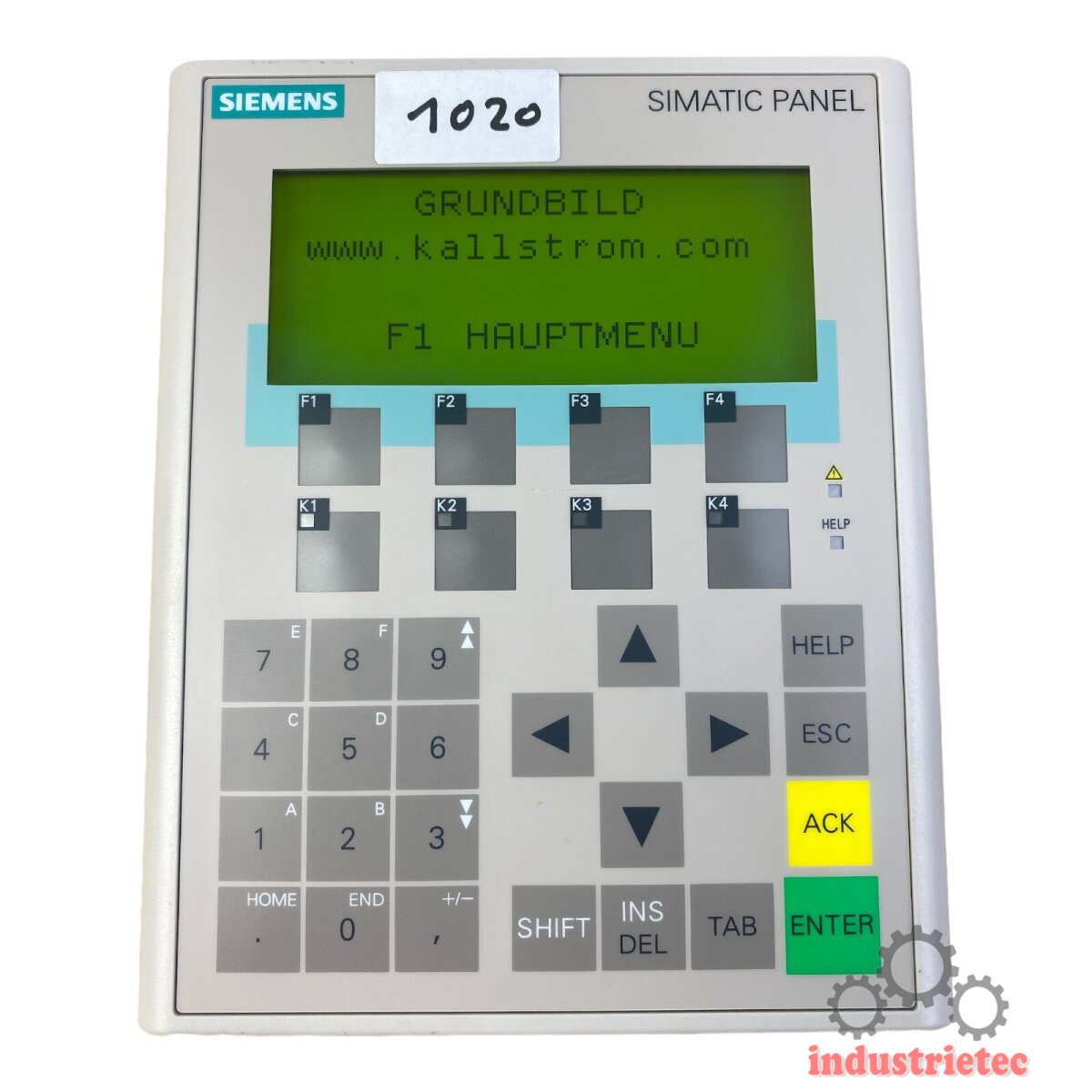 Siemens 6AV6 641-0CA01-0AX1 Simatic Operator Panel OP77B, 450,00