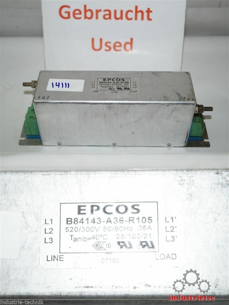 epcos B84143-A36-R105 FILTER - Industrie Ersatzteile & Automatisierun