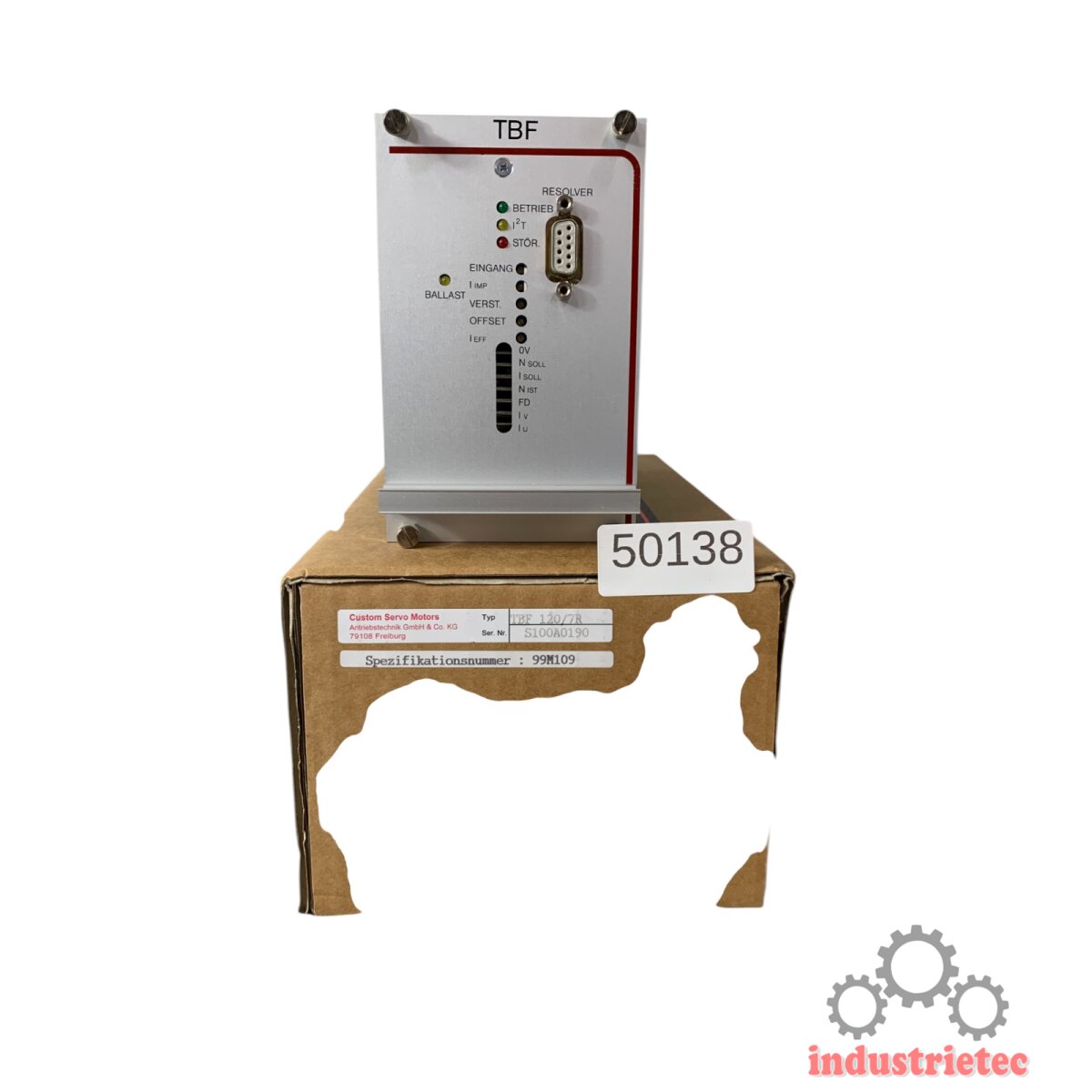 Custom Servo Motors TBF 120/7R Servoverstärkermodul - Industrie Ersat
