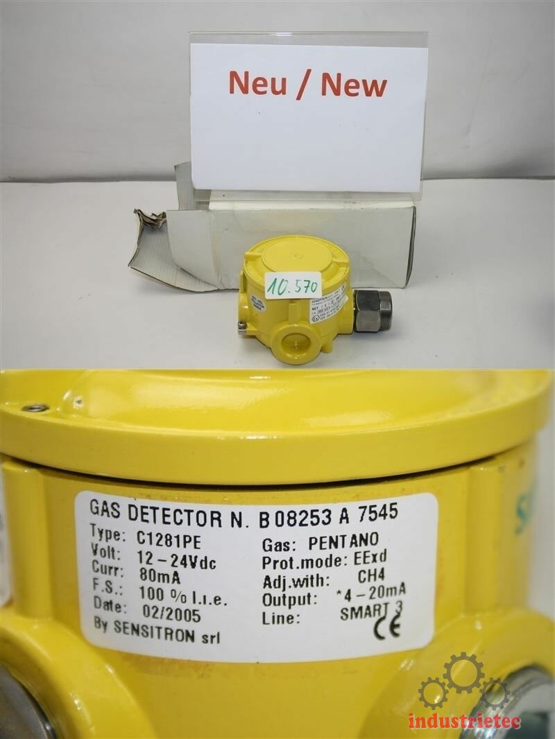 SENSITRON C1281PE gas detector PENTANO GAS DETEKTOR, 135,00