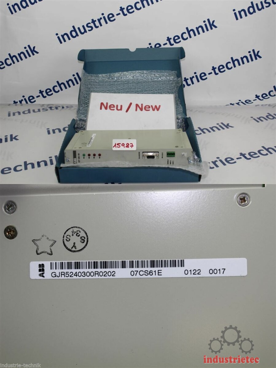 ABB GJR5240300R0202 07CS61E 0122 0017 Coupler Module - Industrie Ersa